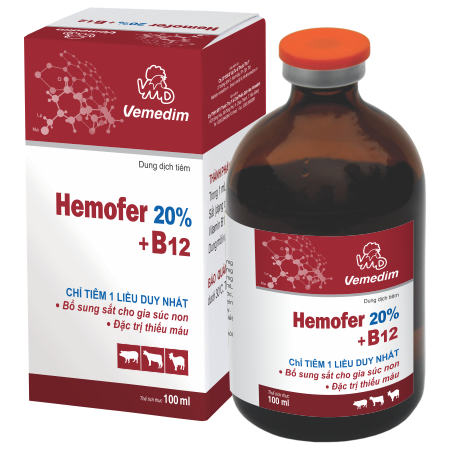 Sản phẩm Hemofer 20%+B12