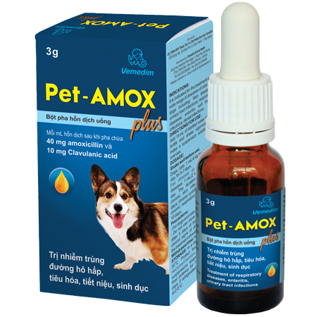 Sản phẩm Pet Amox Plus